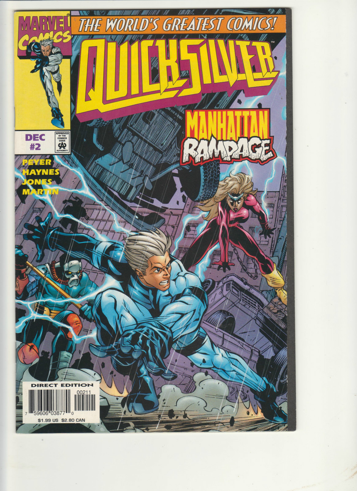 1997 Quicksilver Vol. 1 #2 Marvel book VARIANT covers | eBay