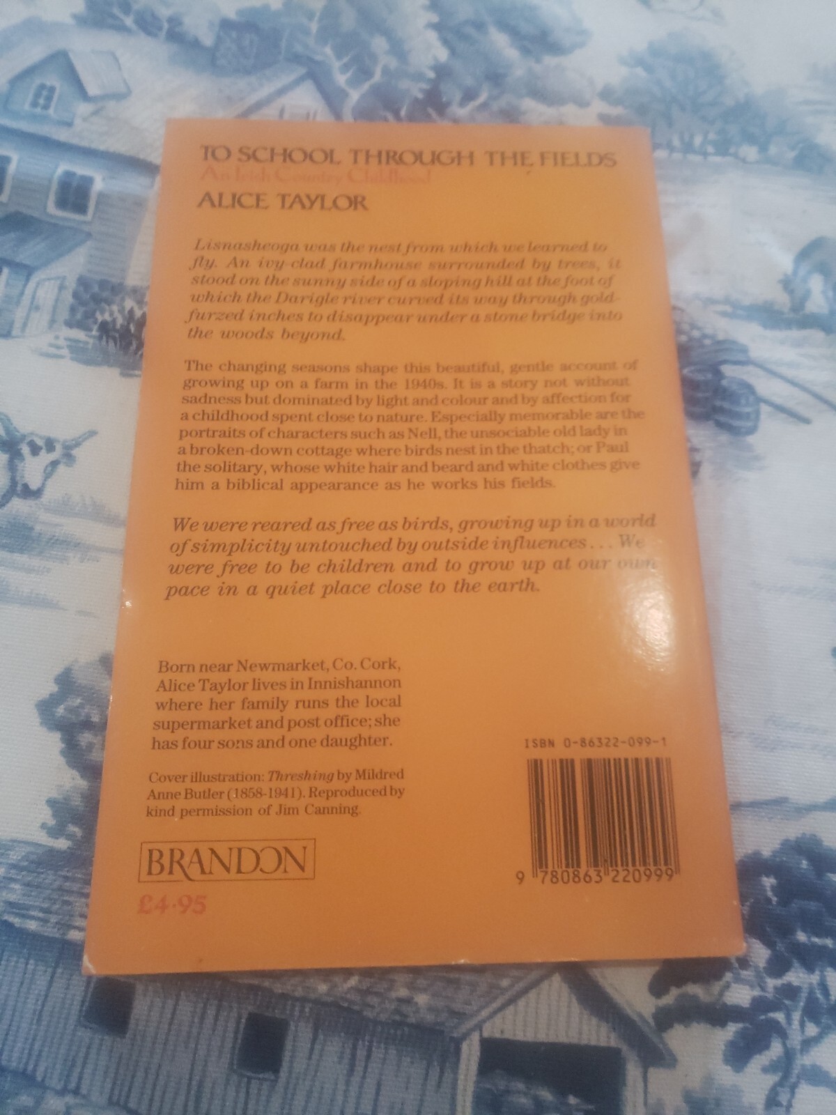 To School Through the Fields by Alice Taylor (1995, Trade Paperback ...