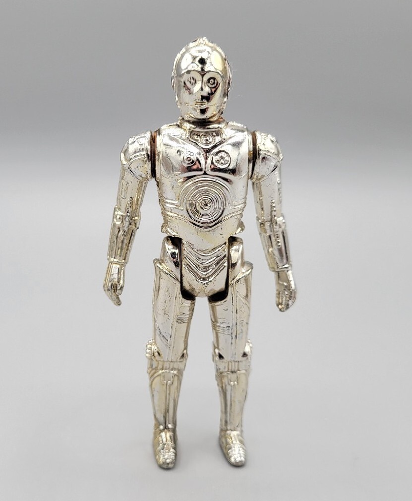 Vintage 1977 Star Wars C3P0 Action Figure Hong Kong GMFGI Figure 4 ...
