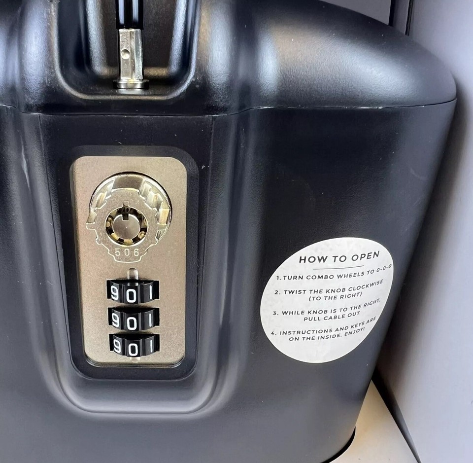 NEW Reliance Safego Safe Go Splash Resistant Portable Combination Safe ...