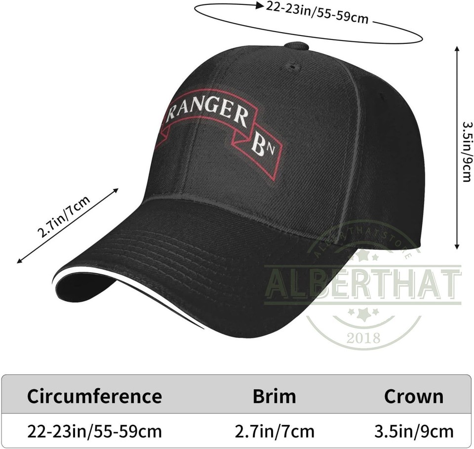 1st Battalion, 75th Ranger Regiment Baseball Cap Adjustable Hats ...
