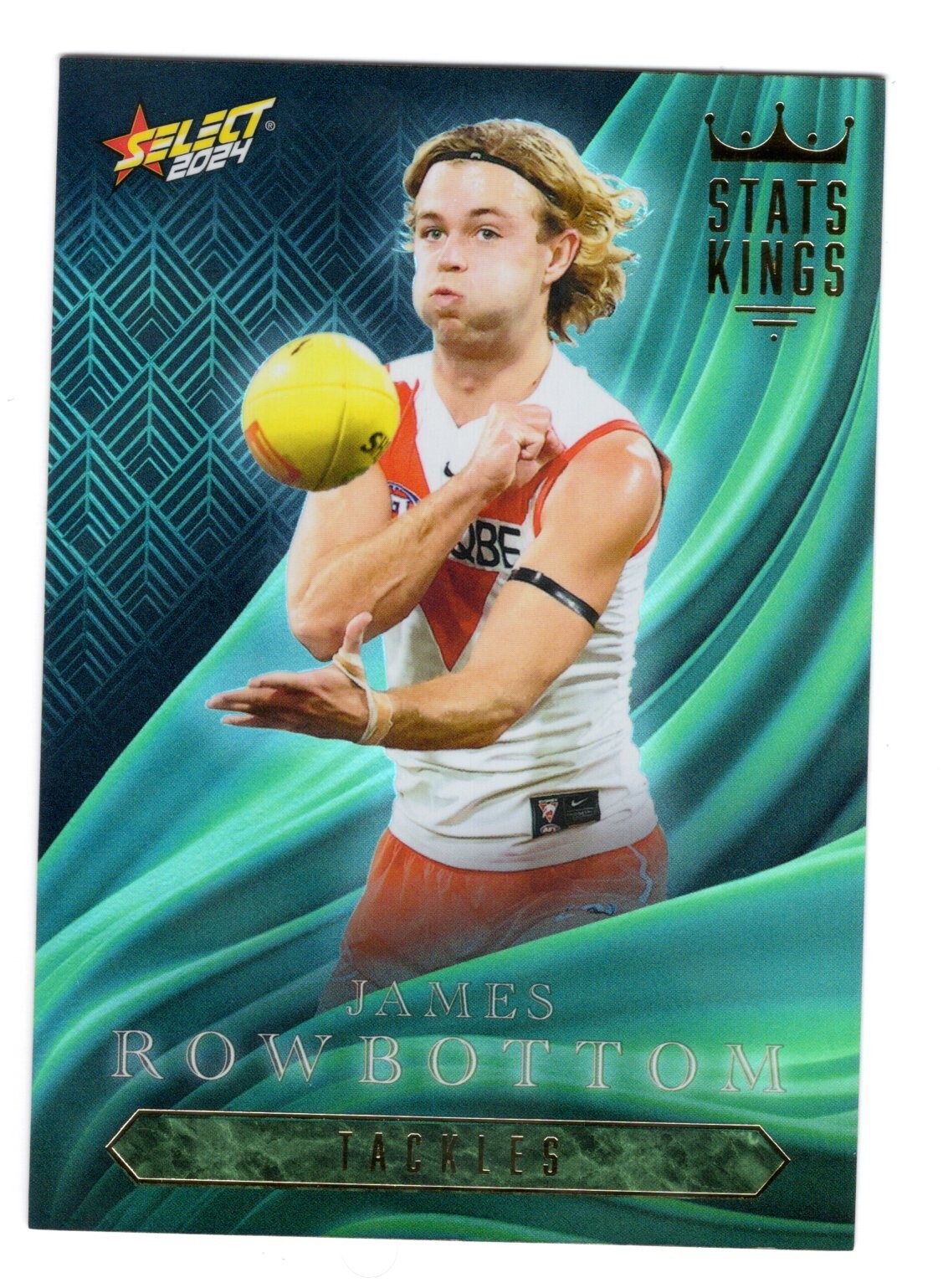 James Rowbottom Stats Kings 2024 Select AFL Footy Stars SK80 Sydney ...