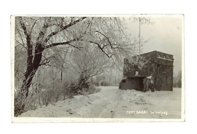 Fort Garry Winnipeg - View of Old Fort Garry Gate, in winter, show- Old ...