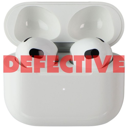 DEFECTIVE Apple AirPods (3rd Gen) Wireless Earbuds with 8-Pin Case ...