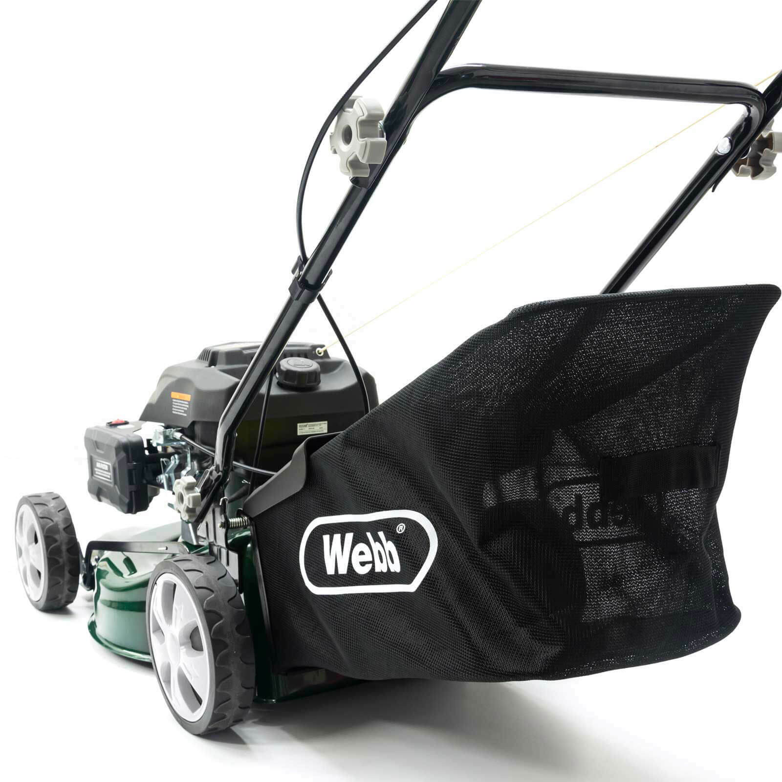 Webb WER460SP Classic Self Propelled Petrol Rotary Lawnmower 460mm ...