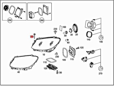 Genuine MERCEDES Amg GT Roadster Cls A197 Combi-hexagon head bolt ...