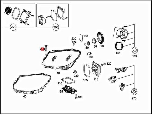 Genuine MERCEDES Amg GT Roadster Cls A197 Combi-hexagon head bolt ...