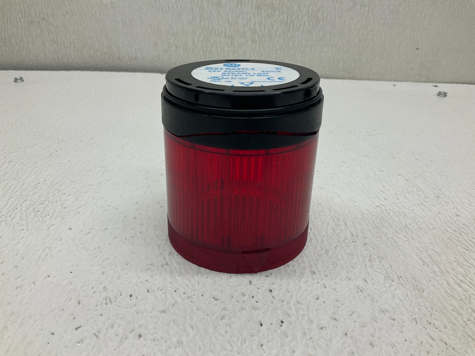 Allen Bradley 855T-B24TL4 Red Stack Light 24 V AC/DC 855TB24TL4 855T ...