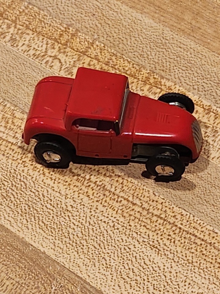 Aurora Thunderjet 500 Tjet HOT ROD COUPE - Red HO Slot Car | eBay