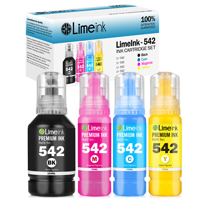 Compatible Ink for Epson 542 Ink for Epson 542 Black for Epson Ecotank ...