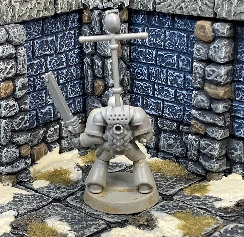 2nd Ed. 40K SPACE MARINE FIRSTBORN SERGEANT Monopose oldhammer 1993 GW ...