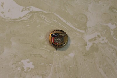 VINTAGE BETHLEHEM WAR CHEST PIN BACK | eBay