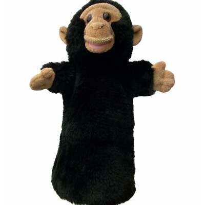 The Puppet Company Chimp Chimpanzee Monkey Plush Puppet Pretend Play 13 ...