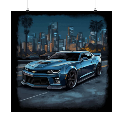 Camaro Kunst Chevrolet Camaro Zl1 2021 Car Model Advertising Template