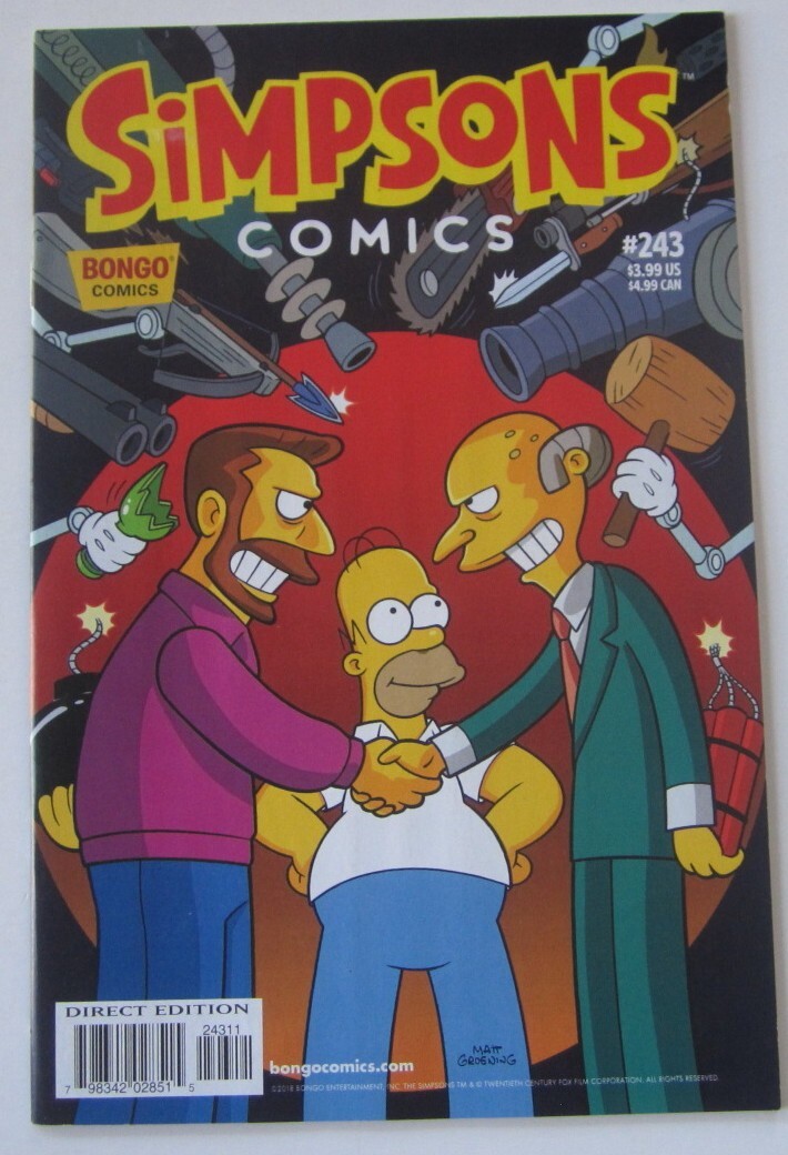 Simpsons Comics #243 (2018) Matt Groening Bongo Comics | eBay