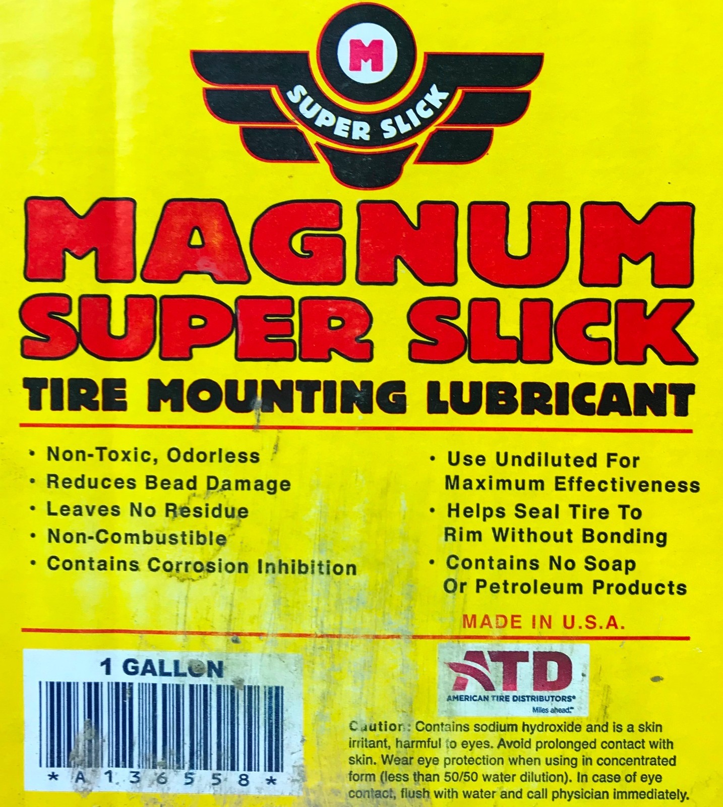 4 - 1 Gallon of Magnum Super Slick Tire Changer Lube Bead Lubrication ...