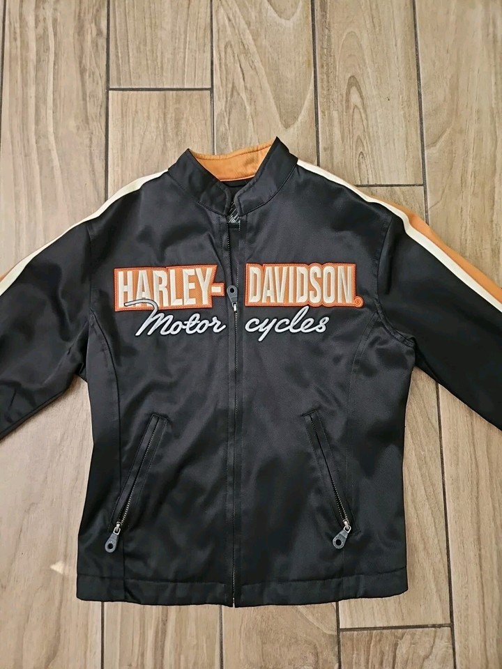 Harley Davidson Nylon Jacket RN - 103819 CA - 03402 Womans S Biker ...