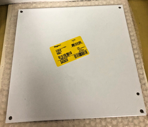 1) New A12N12P Hoffman Panel Back Plate for enclosures 10.25X10.25 | eBay