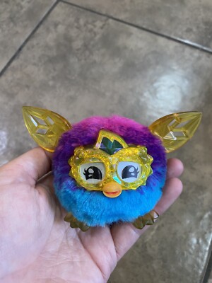 Furby Boom Furbling Baby Mini Talking Yellow Ears Crystal Pink Purple ...