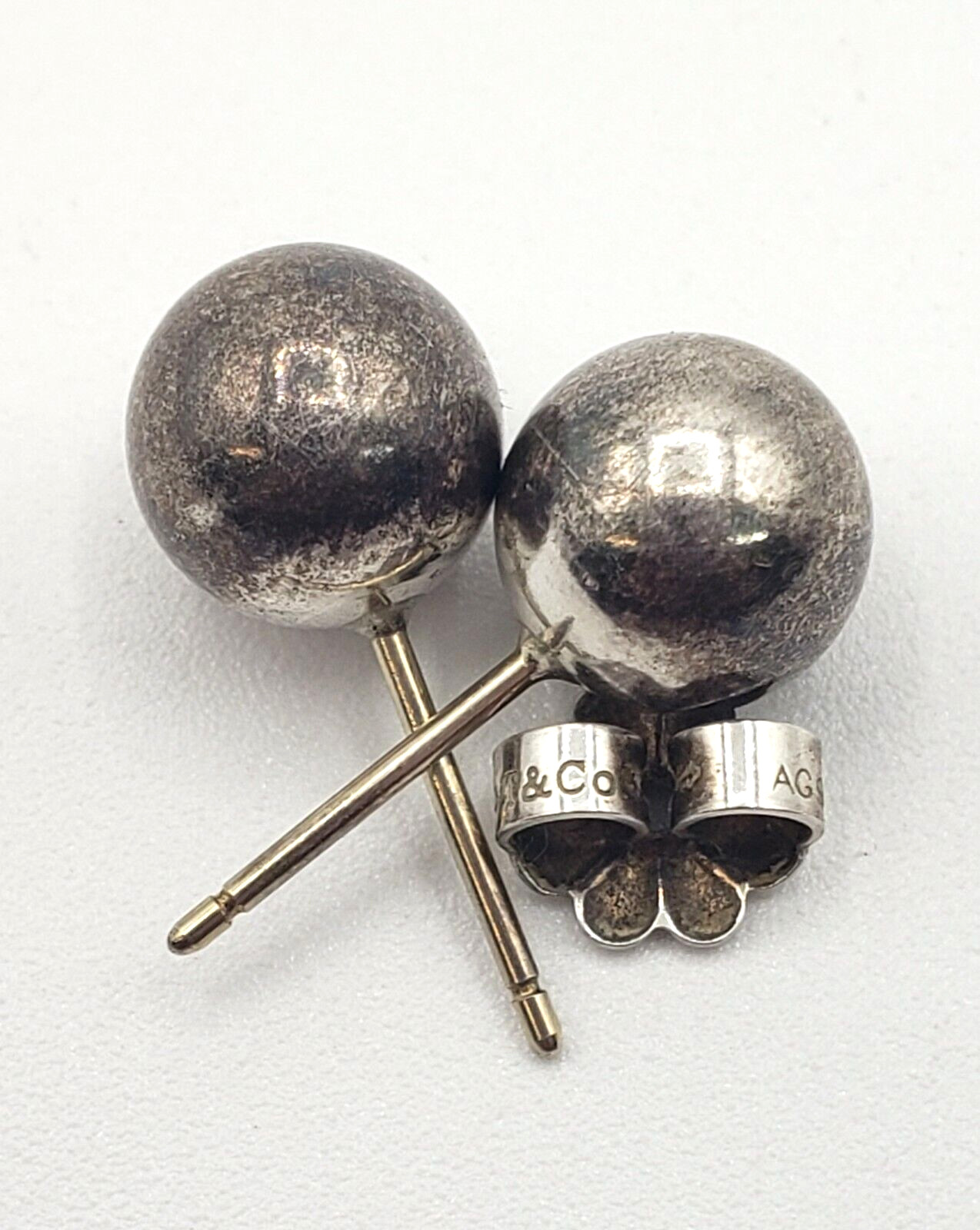 Authentic Tiffany & Co. 7.5mm Sterling Silver Bead Ba… - Gem