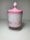 Rare Vintage Fenton Chessie Cat Jar Dish Rosalene Pink Milk Glass | eBay