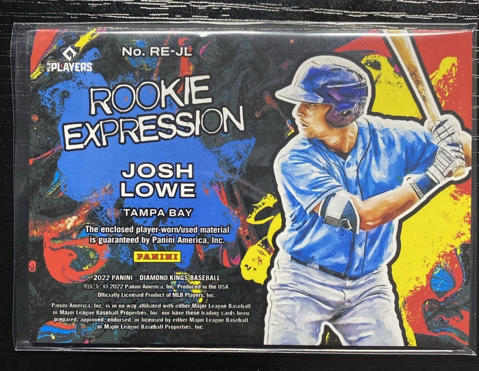 2022 Panini Diamond Kings Josh Lowe Rookie Expression Rookie Jersey ...