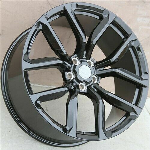 22" GLOSS BLACK SVR STYLE RIMS WHEELS FITS RANGE ROVER SPORT SE HSE | eBay