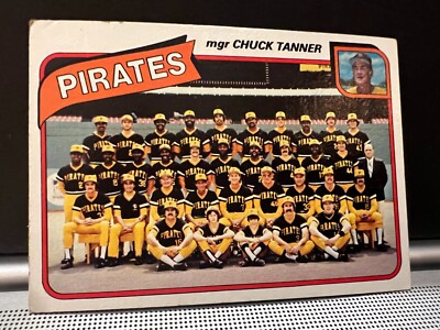 1980 Topps Pittsburgh Pirates / Chuck Tanner #551 Pittsburgh Pirates | eBay