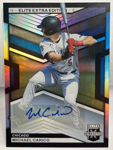 Michael Carico 2023 Panini Elite Extra Edition Prospect Autograph Auto ...