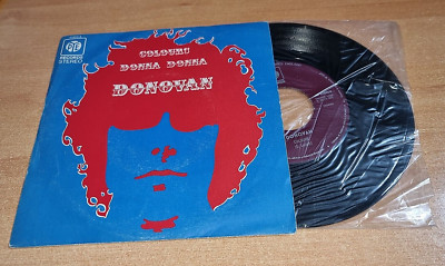 DONOVAN Colours / Donna donna 7" SPAIN SINGLE VINYL UNIQUE COVER VERY ...