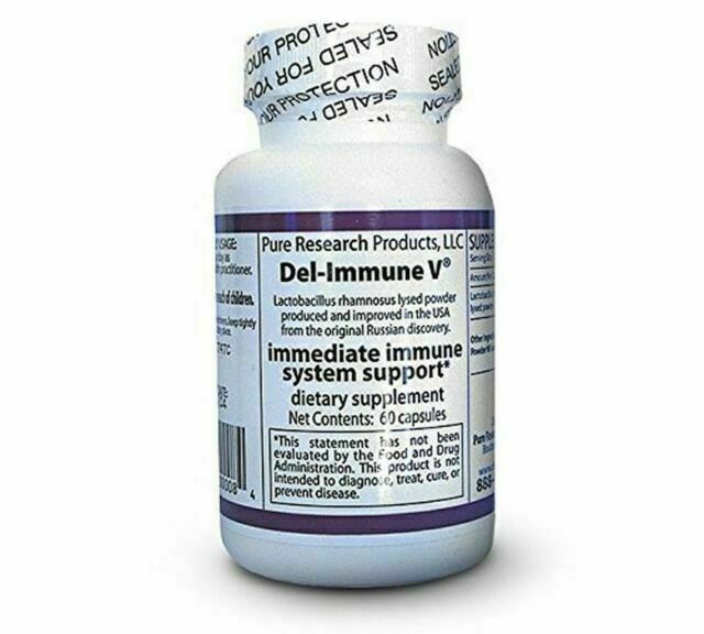 Pure Del-Immune V Supplement, 100mg - 60 Count for sale online | eBay