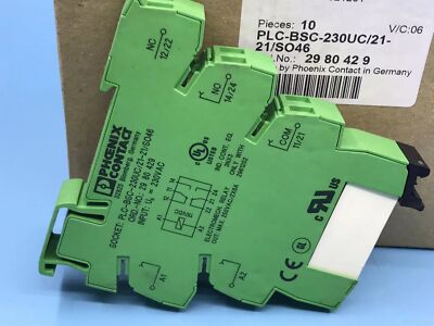No.2961202 Power Relay 10A 250VAC 110VDC W/PLC-BSC-230UC/21-21/SO46 x 1 ...