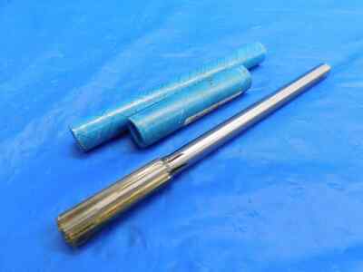 RRT 17/32 O.D. HSS CARBIDE TIPPED CHUCKING REAMER 3 FLUTE .5312 ROCK ...