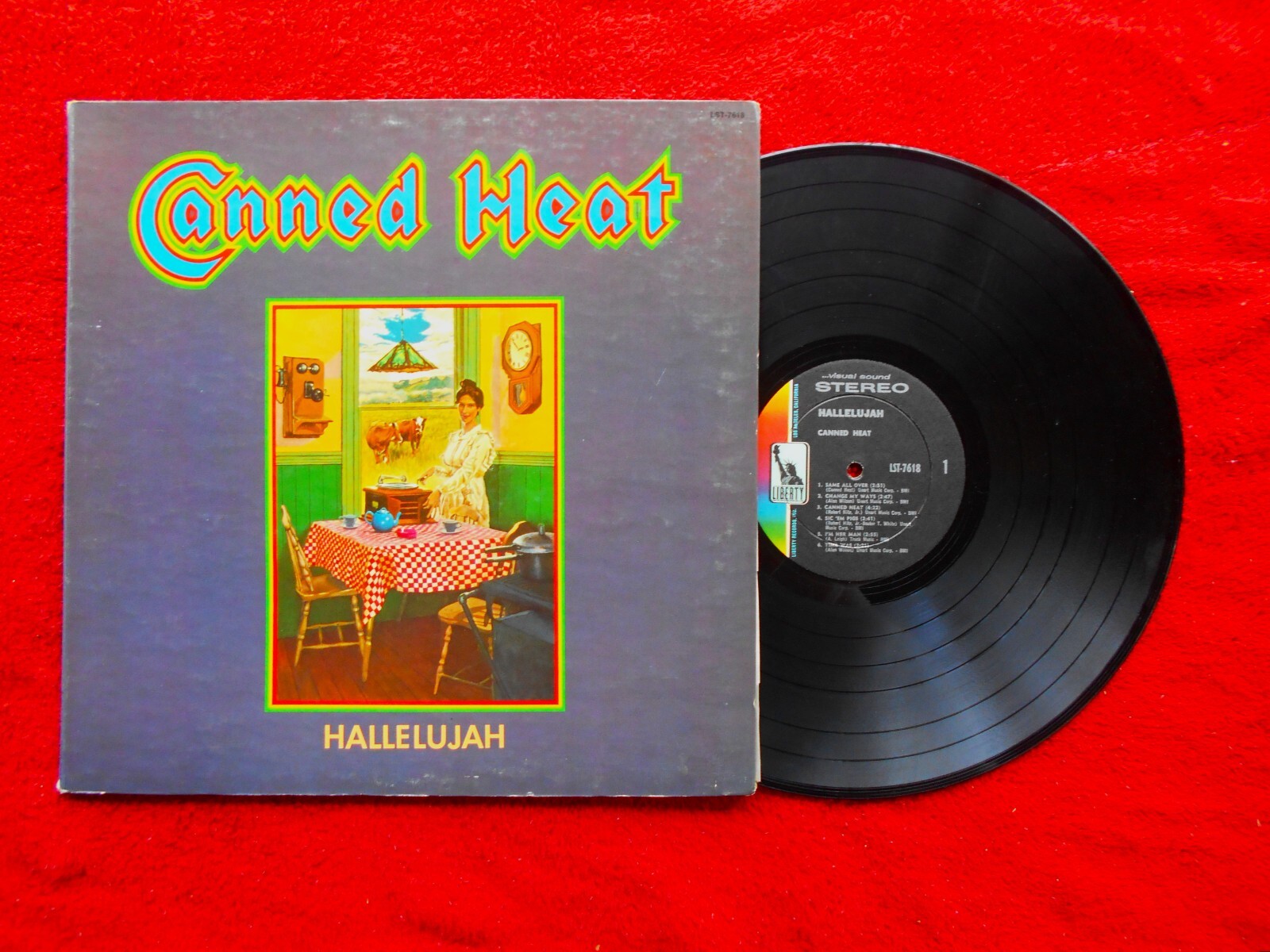 CANNED HEAT HALLELUJAH 1969 BLUES ROCK LP ALAN WILSON BOB HITE | eBay