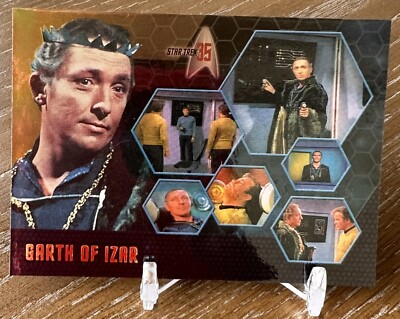 Star Trek 2001 Vintage Paramount Garth Of Izar Starfleet File Card No ...