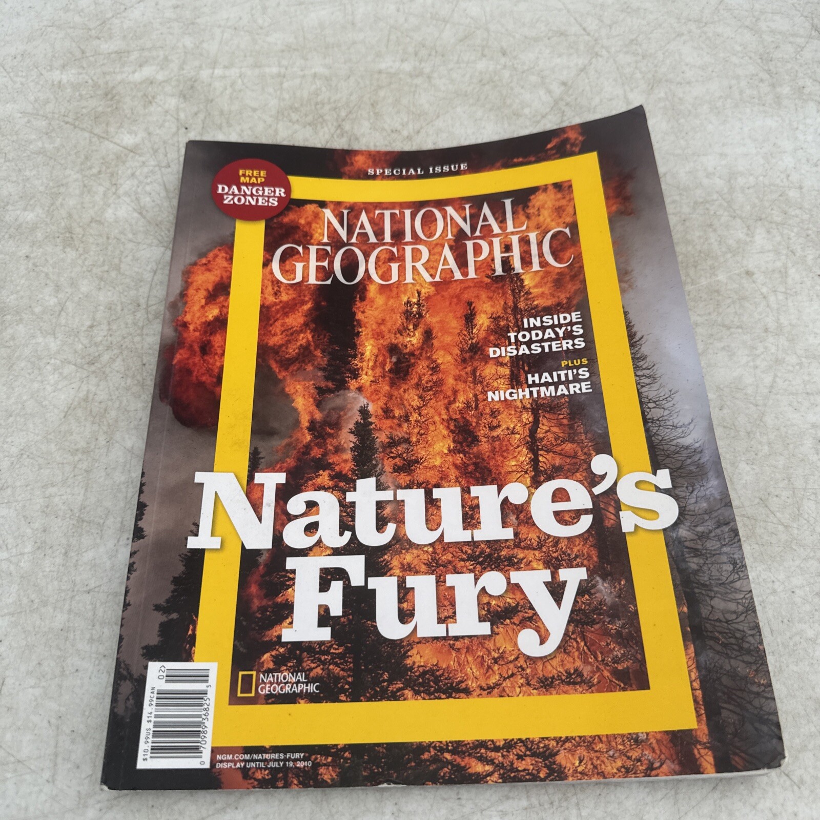 National Geographic Special Issue Magazine Nature’s Fury July 19, 2010 ...