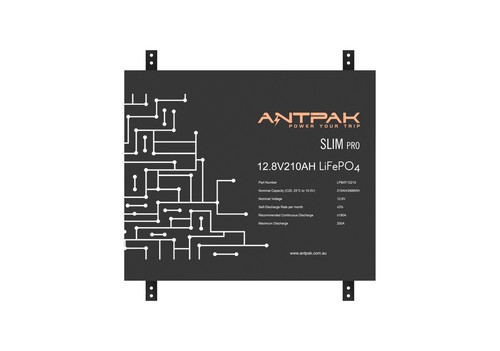ANTPAK Slimline Slim Lithium Battery 12V 210Ah 200Ah LiFePO4 Deep Cycle ...