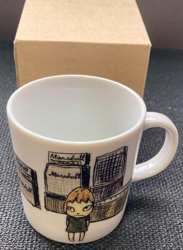 Yoshitomo Nara Mug Coffee Tea Cup Girl Art White Exhibition NM | eBay