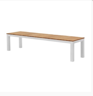 Lido Outdoor Bench by Satara - 190 cm length - White | eBay Australia
