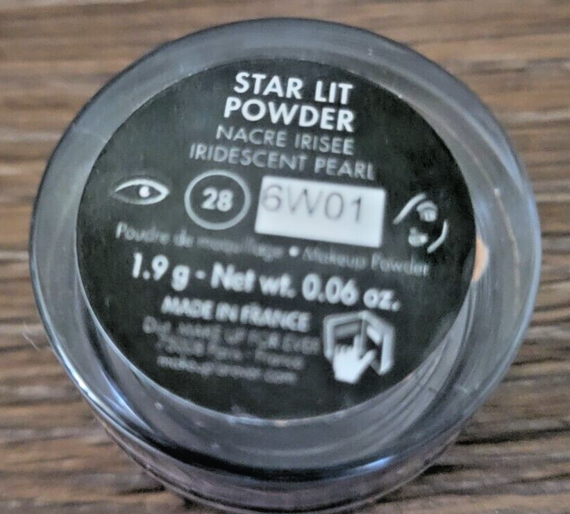 Make Up For Ever Star Lit Powder Iridescent Pearl #28 Anthracite Black ...