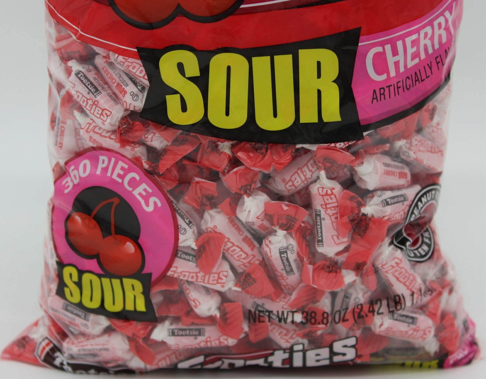 Frooties Sour Cherry Candy 360 Ct Tootsie Chews Bulk Candies Fruities 2 ...