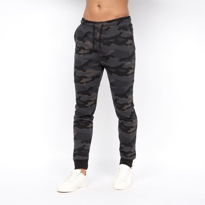 Crosshatch Mens Merton Jog Closed Hem Fleece Jogging Bottoms Sweatpants ...