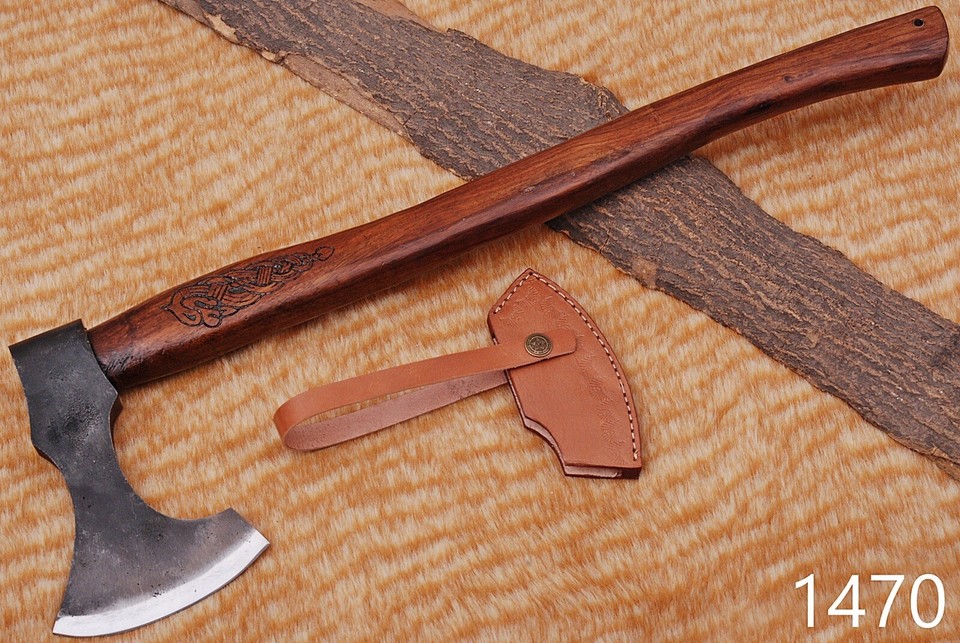 CUSTOM Handmade High Carbon Steel TOMAHAWK , HATCHET, AXE , INTEGRAL ...
