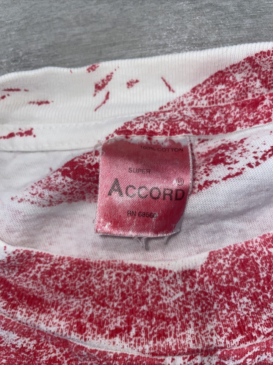 Vintage 90s Accord All Over Print USA America Print T Shirt Vintage 90s Accord All Over Print USA America Print T Shirt