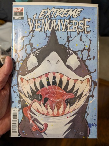 Extreme Venomverse #5 Peach Momoko, Jeff The Landshark Variant, Marvel ...
