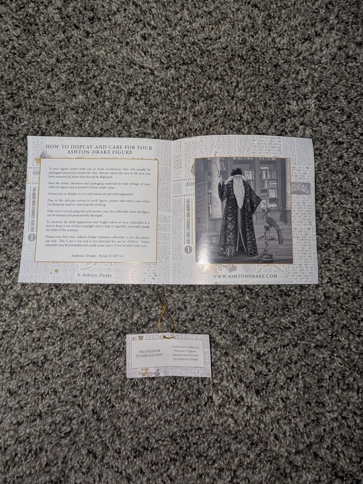 [READ] Ashton-Drake Professor Dumbledore Figure w/ Box & COA (Shelf ...