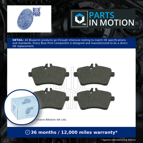 Brake Pads Set fits MERCEDES A170 W169 1.7 Front 04 to 12 M266.940 Blue ...