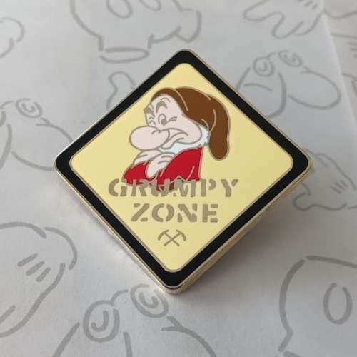 Grumpy Zone Sign Snow White and the Seven Dwarfs Disney Pin 40941 | eBay