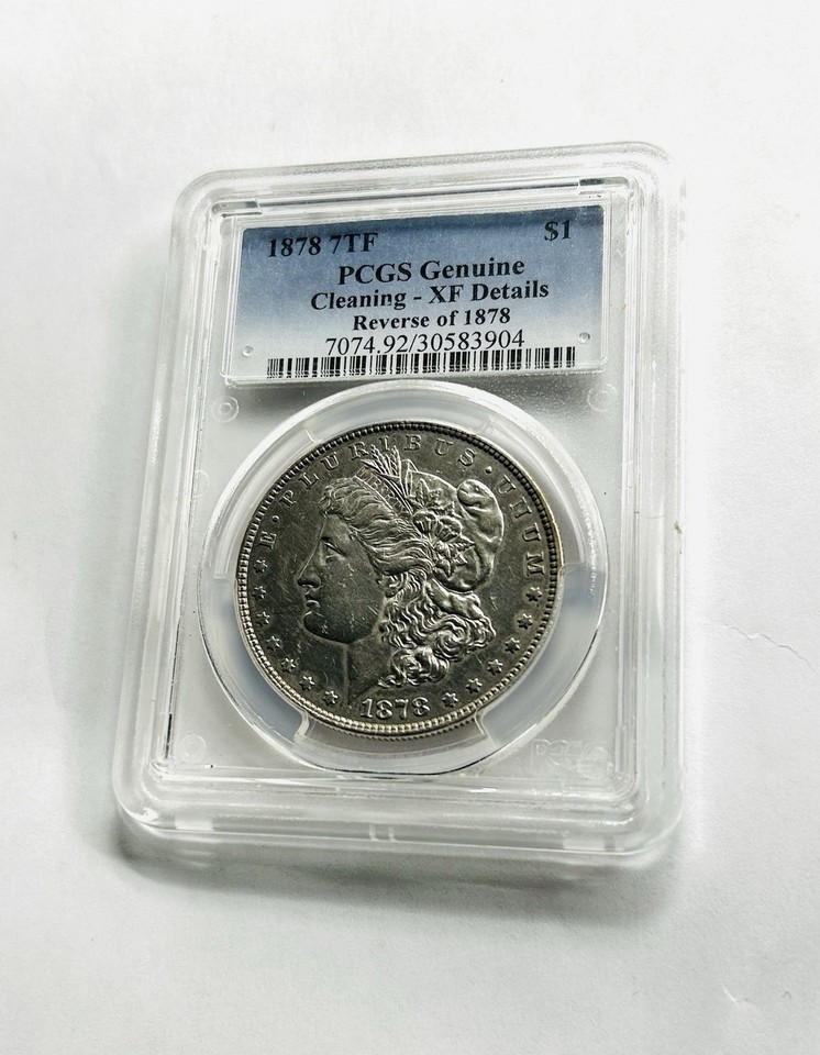 1878 7TF PCGS genuine cleaning -XF details Reverse of 1878 | eBay
