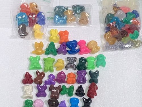 1996-98 Gogos Crazy Bones ORIGINAL Lot Of 71pcs-See Detailed Pictures ...